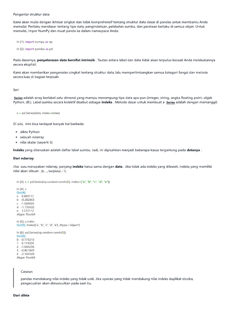 Pandas 2 - Pengantar Struktur Data - Dokumentasi Pandas 2 | PDF | Chess ...