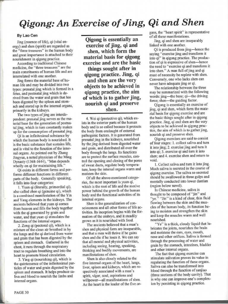 Tai Chi Magazine Shen Qi Jing Yi | PDF