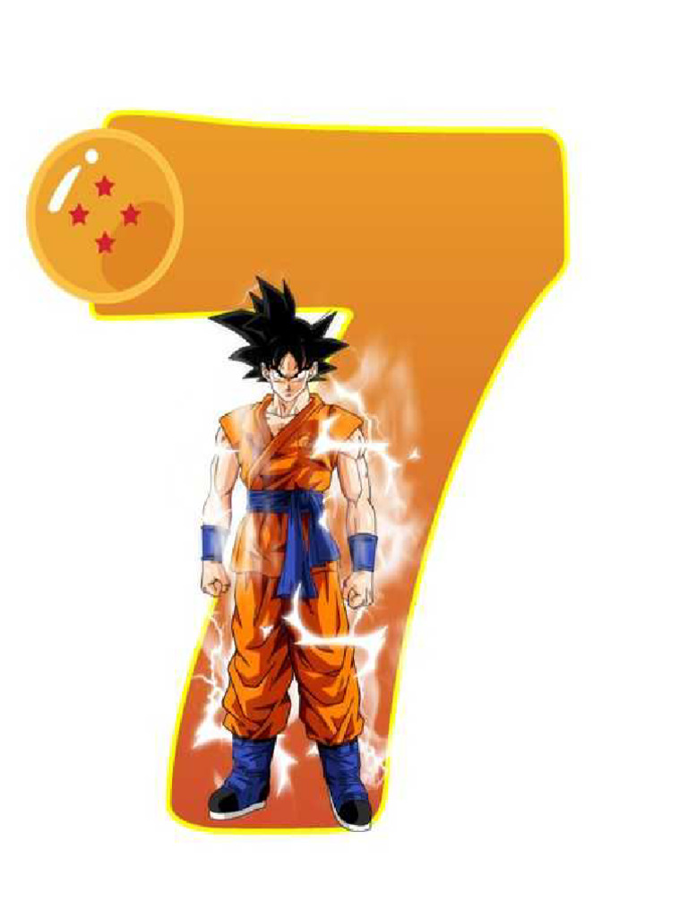 Abecedario y Números Goku | PDF