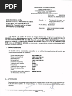 Oficio Cfe Factibilidad | PDF