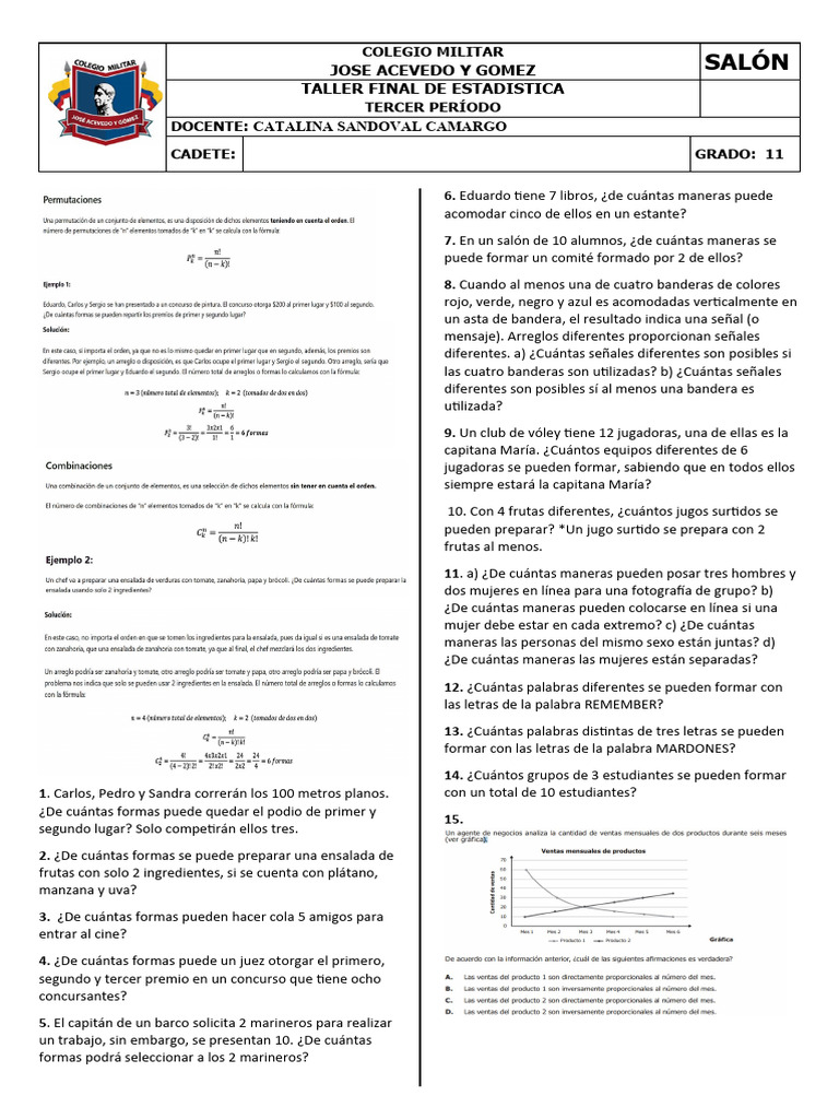 Taller Final Esta 3 P.11 | PDF