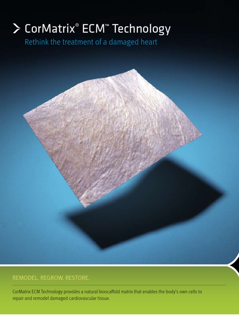 Cormatrix - Brochure | Matrix (Biology) | Extracellular Matrix