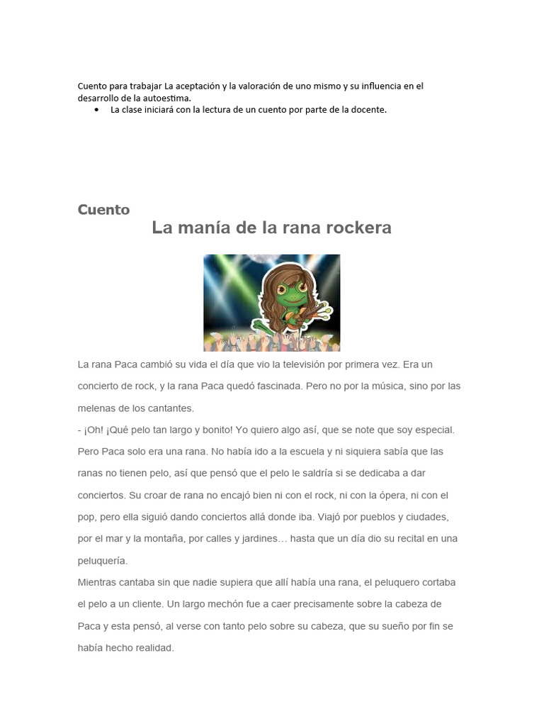 cuento para la autoestima | PDF