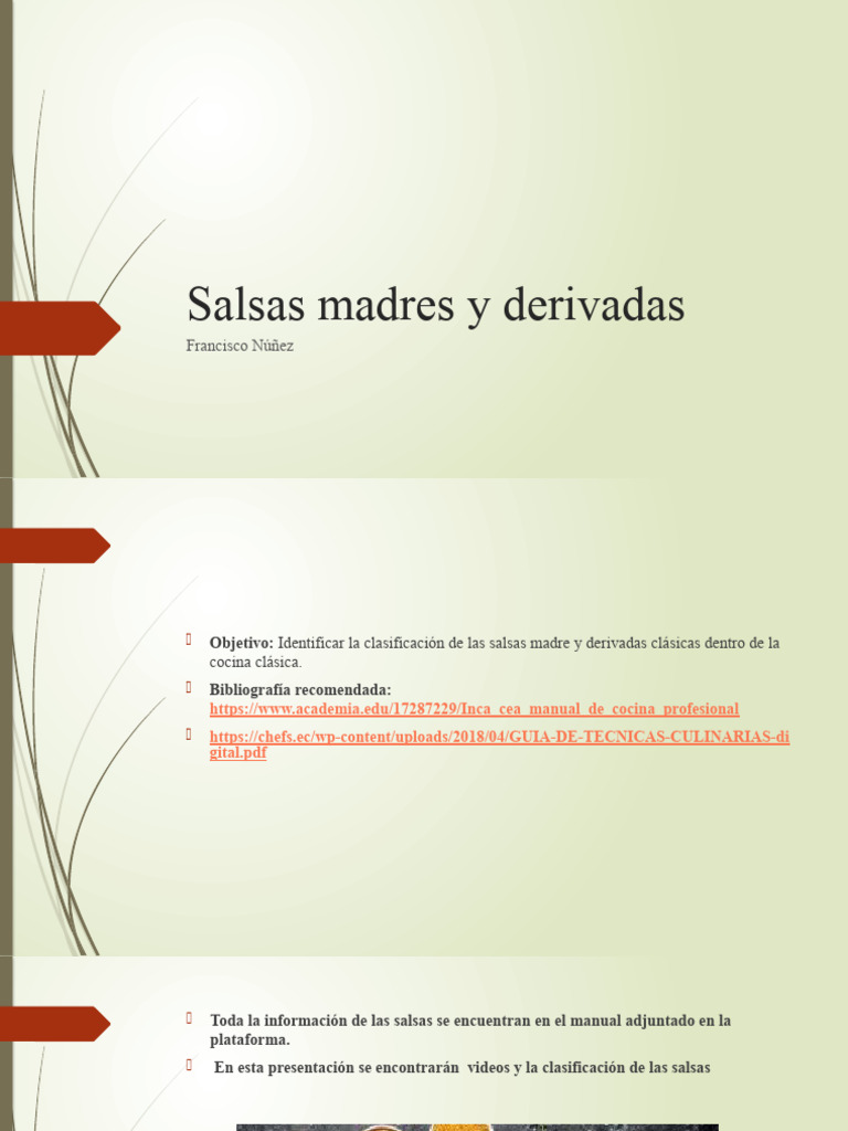 Salsas Madres y Derivadas 10 | PDF | Salsa | Cocinando