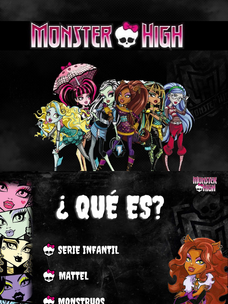 Presentacion Sobre Monster High | PDF