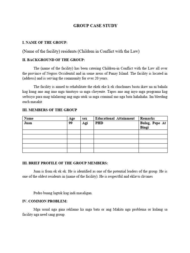 GROUP CASE STUDY | PDF