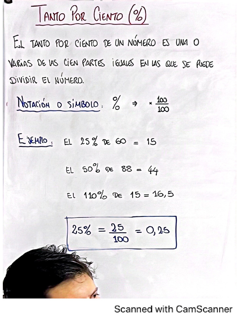 Tanto Por Ciento | PDF