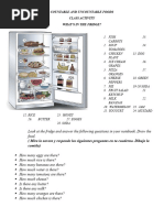 Alimentos Contables e Incontables | PDF