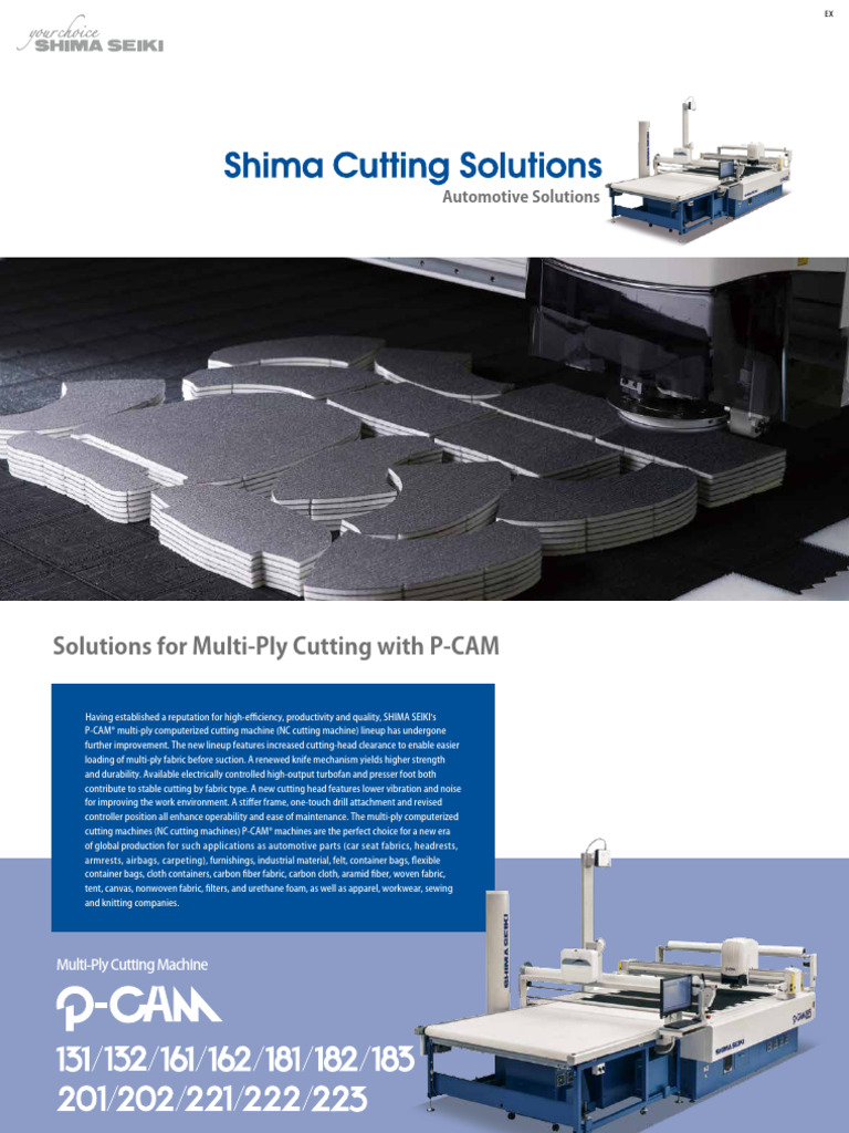 Shima Cutting Solutions - Automotive Solutions - en | PDF | Textiles ...