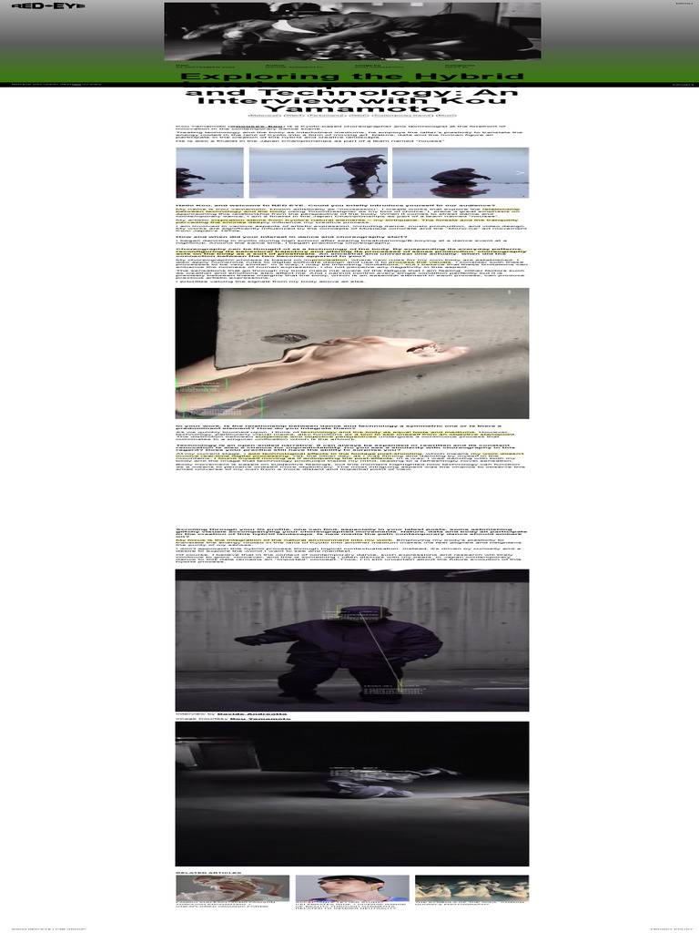 Exploring the Hybrid Landscape of Dance and Technology_ an Interview ...