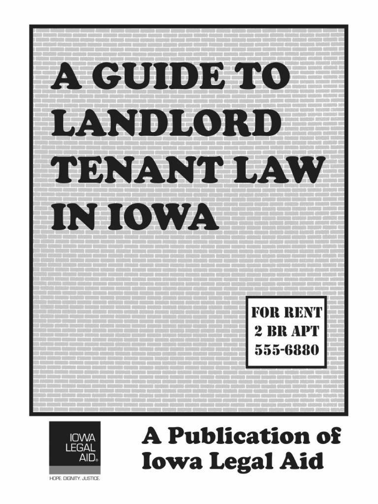 A Guide To Landlord Tenant Law in Iowa September 2011 1 | PDF | Cooking ...