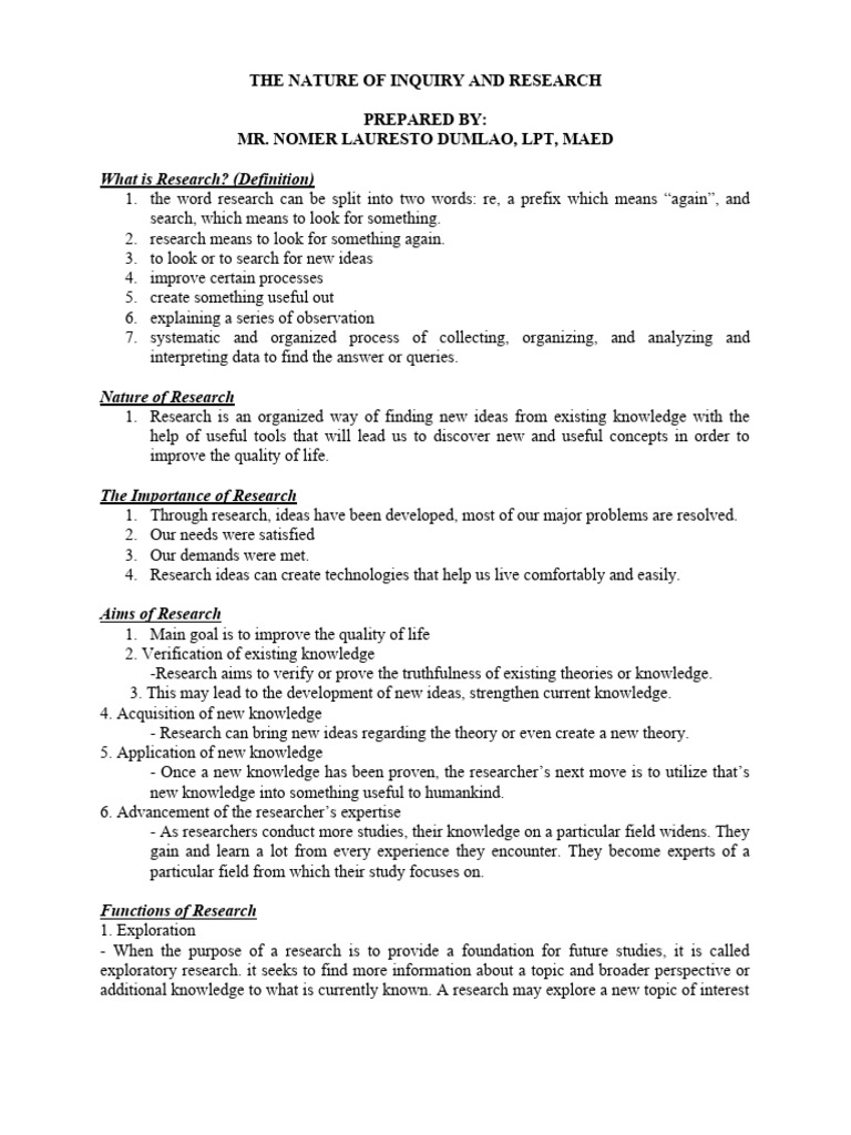 Module No. 3 in Practical Research | PDF | Hypothesis | Qualitative Research