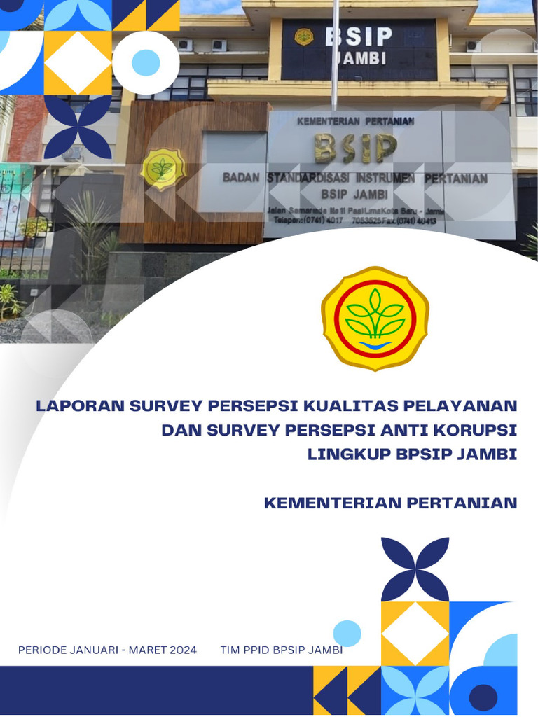 Survei Kualitas Pelayanan BPSIP Jambi | PDF