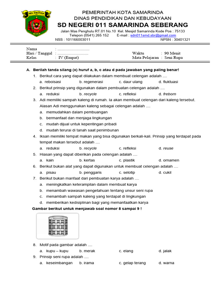 Seni Rupa KLS Iv | PDF