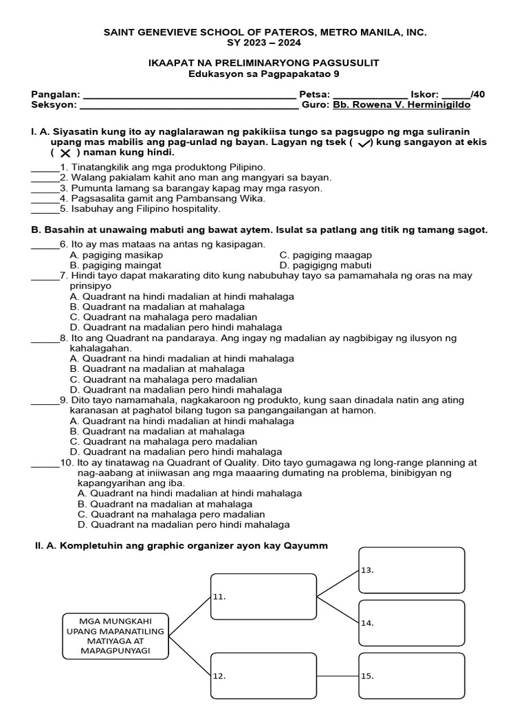 4th.-ESP-GRADE-9-edited | PDF