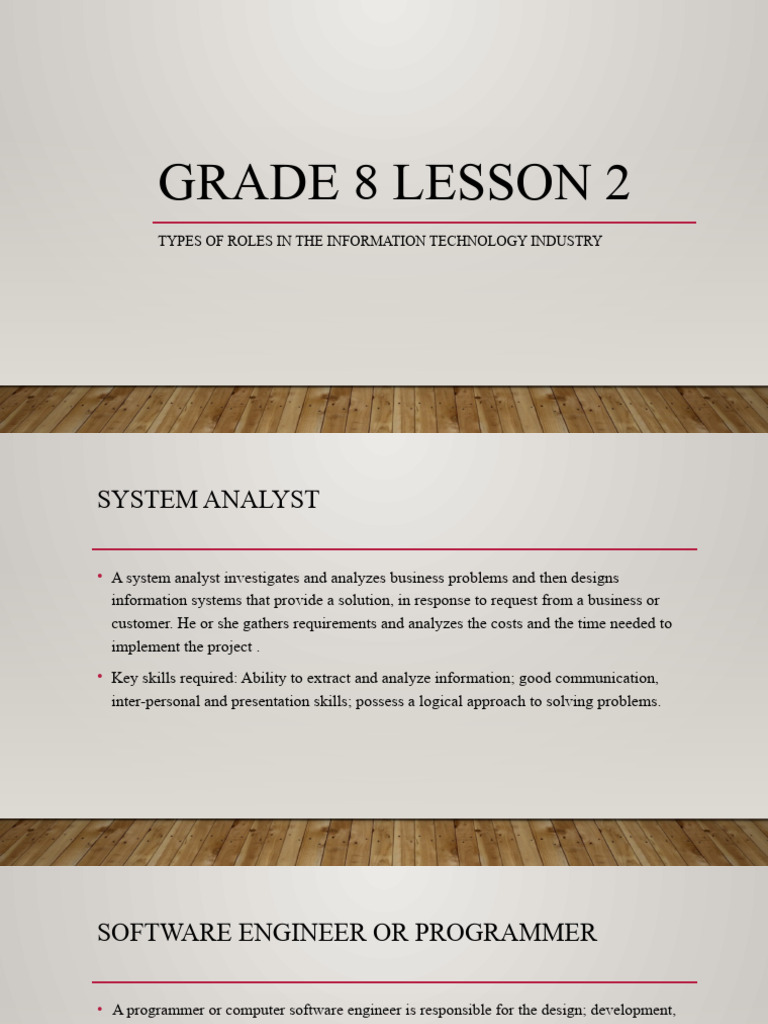 Grade 8 Lesson 2 | Download Free PDF | Databases | Computer Network