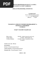 6 Sinf Informatika Testlar | PDF