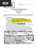 Free WAEC Past Question On Health Education / Science | PDF ...