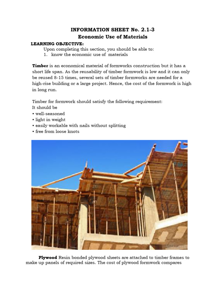 Information Sheet No. 2.1-3 | PDF | Lumber | Building Materials