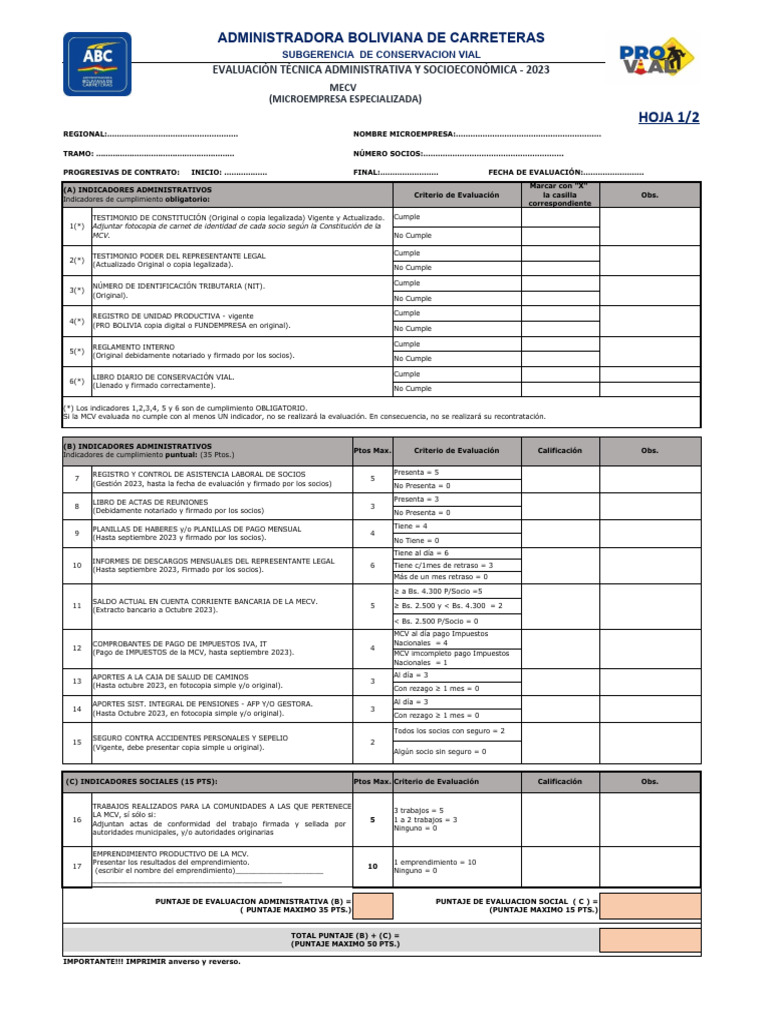 Form - Ev - Mecv 2023 | PDF