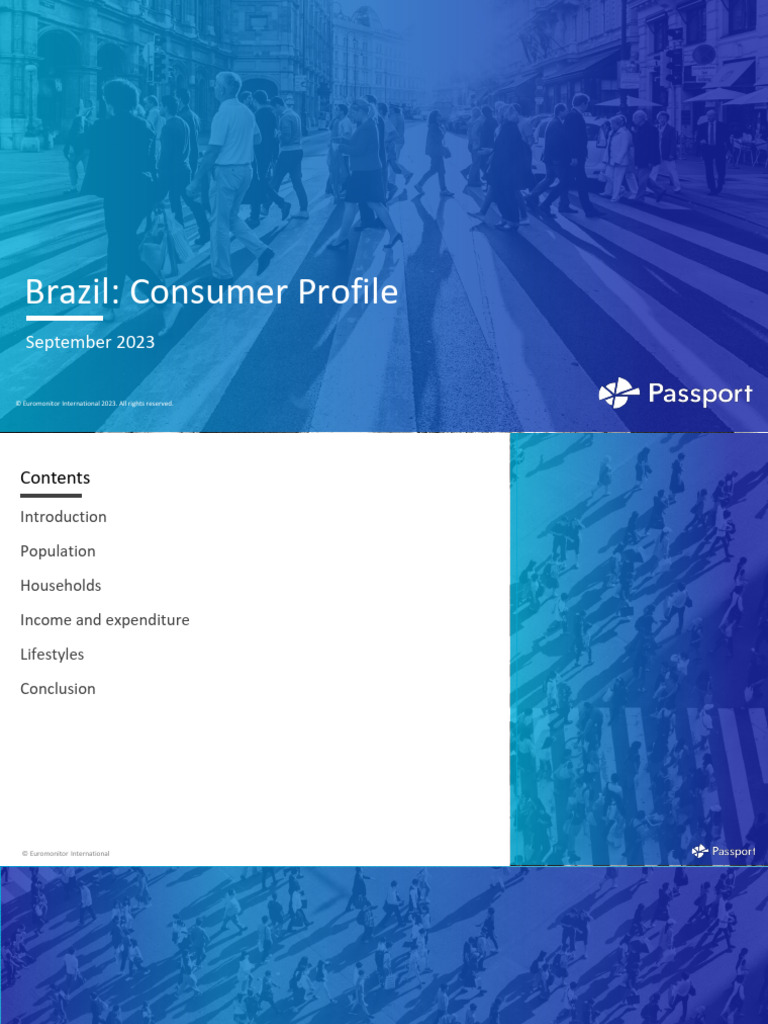 Brazil Consumer Profile Insights 2023 | PDF | Cost Of Living | Millennials