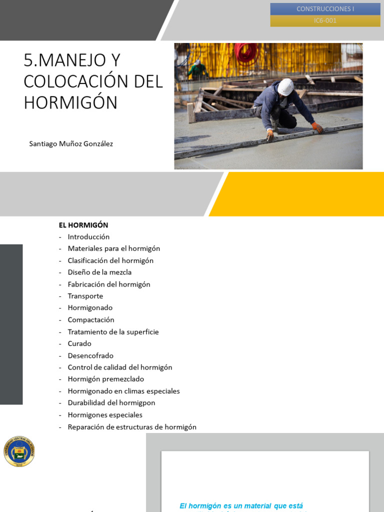Hormigon | PDF | Hormigón | Cemento