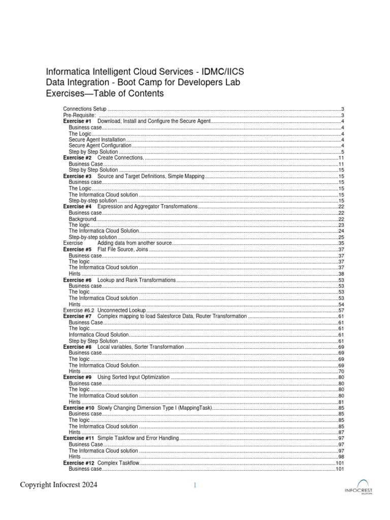 Idmc Iics 101 Labs v10 | PDF | File Transfer Protocol | Login