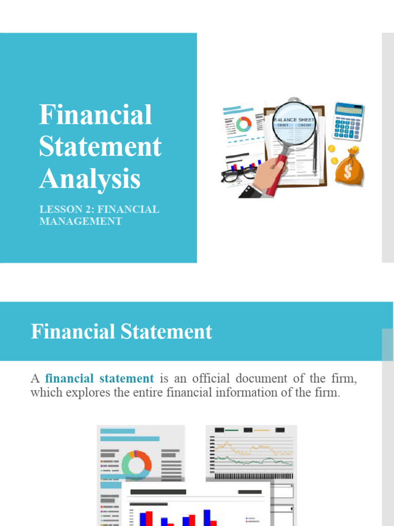 FM - Lesson 2 - Financial Statement Analysis | Download Free PDF ...