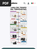 Linea Del Tiempo Del Termometro Pdf Termómetro Cantidades Fisicas