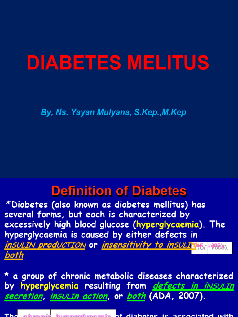 Panduan Lengkap Diabetes Melitus Pdf Kesehatan Holistik