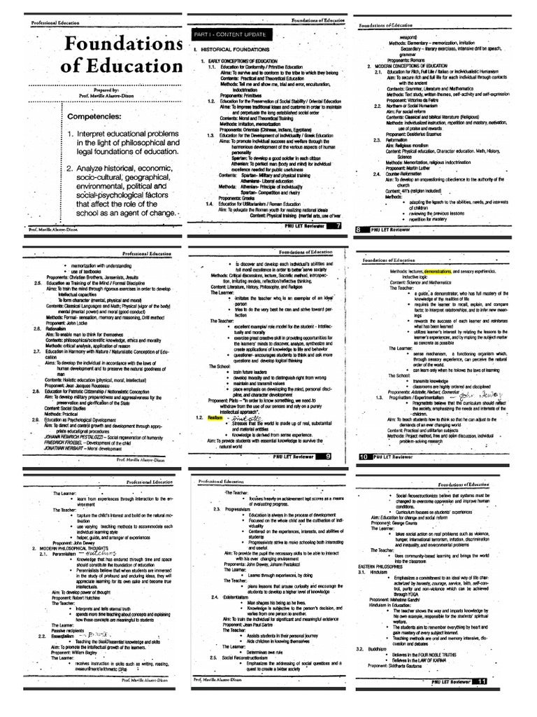 Foundations of Education | PDF