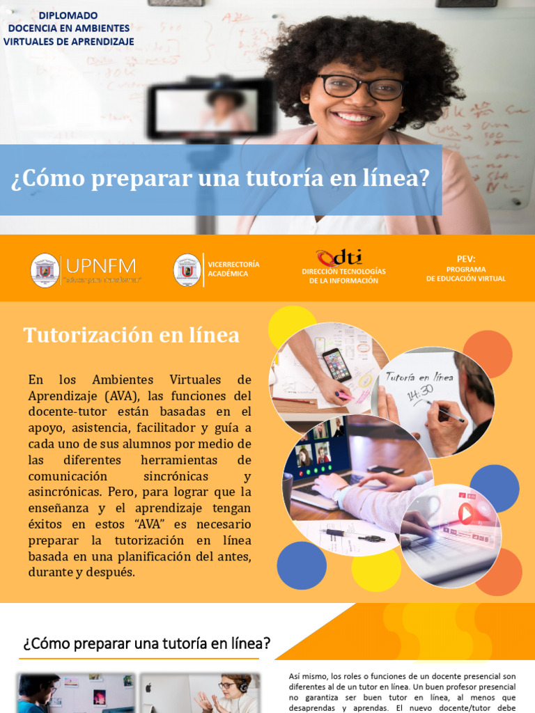 Cómo Preparar Una Tutoría en Línea | PDF | Modificación de ...