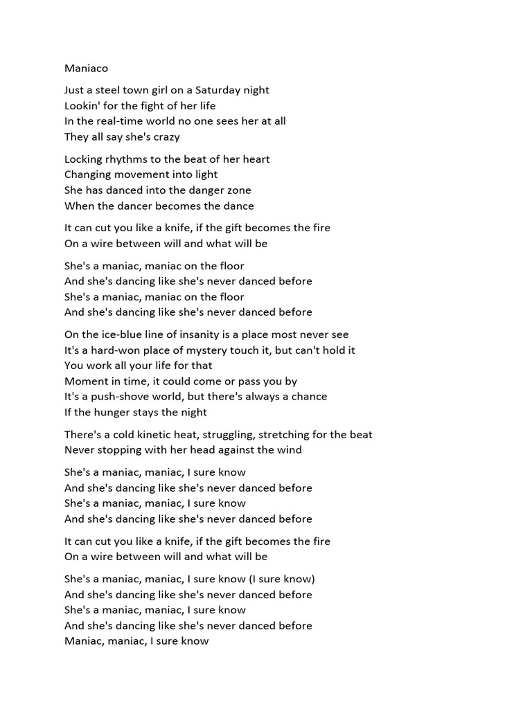 Maniac | PDF