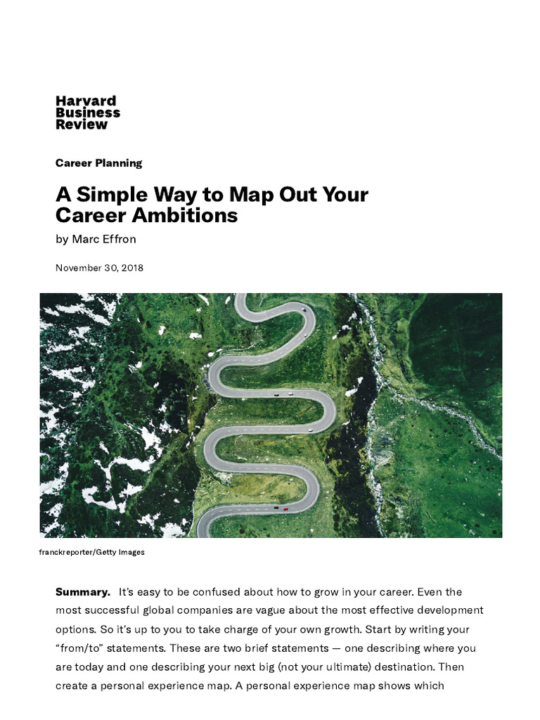 Career Growth: Mapping Your Path | PDF | Experience