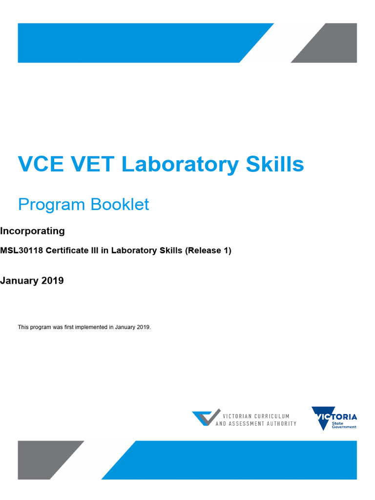 BookletLabSkills2019 | PDF | Vocational Education | Medicine