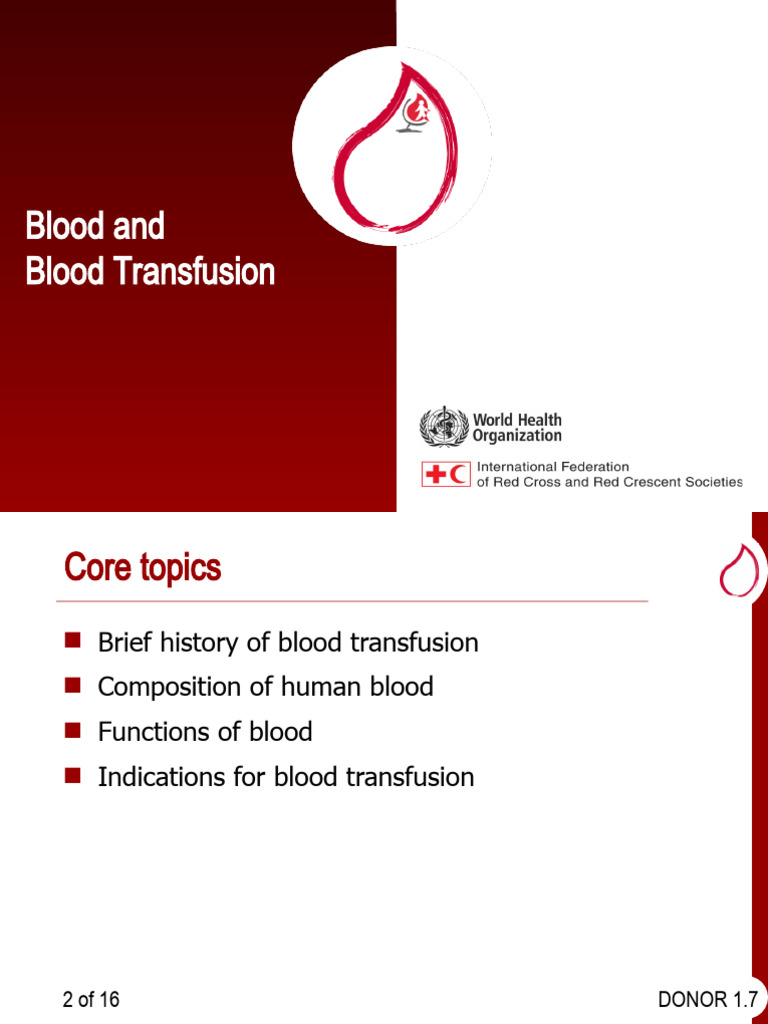 DONOR Blood and Blood Transfusion | PDF | Blood Transfusion | Bleeding