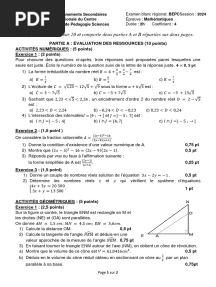 Documents et PDF Enseignement des mathématiques | Scribd