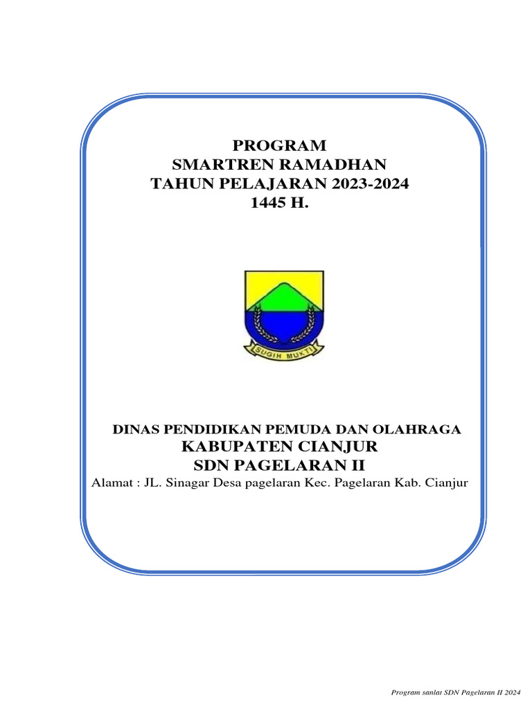 Prgram Smart Ramadhan 2024 | PDF
