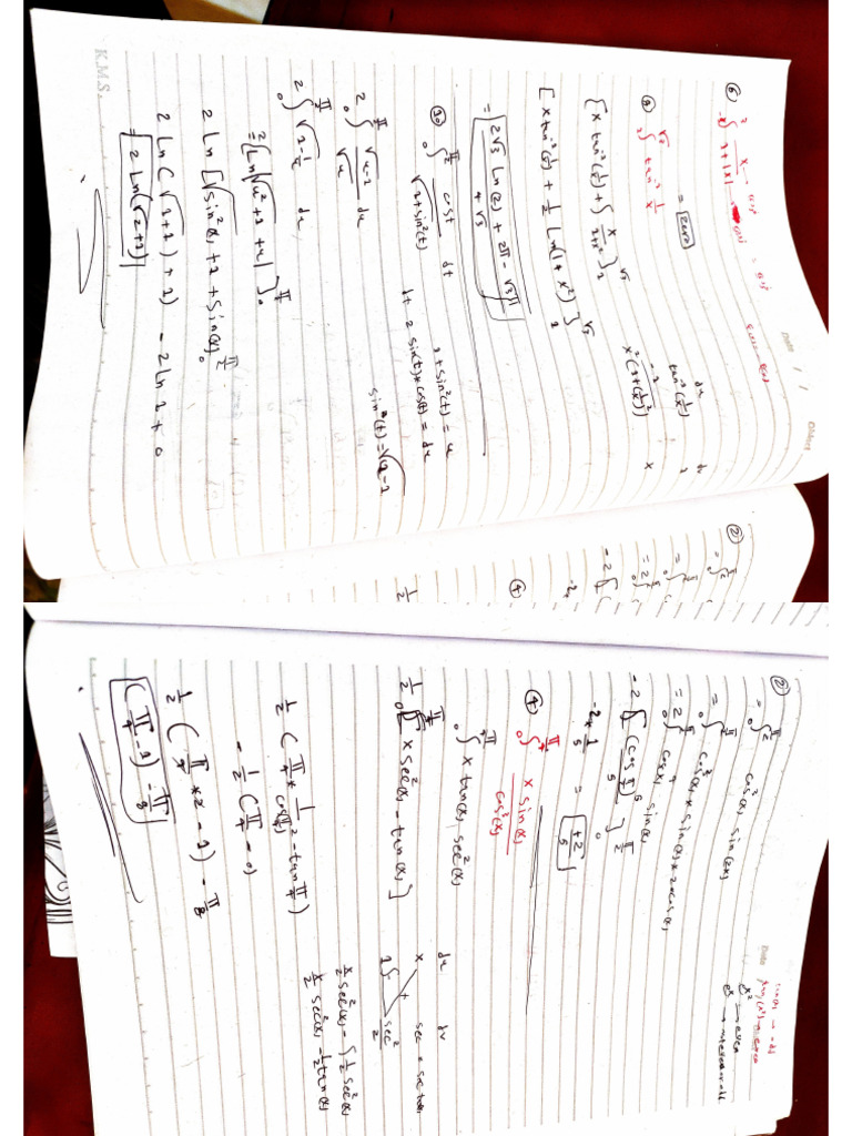 Integration Sheet7 | PDF