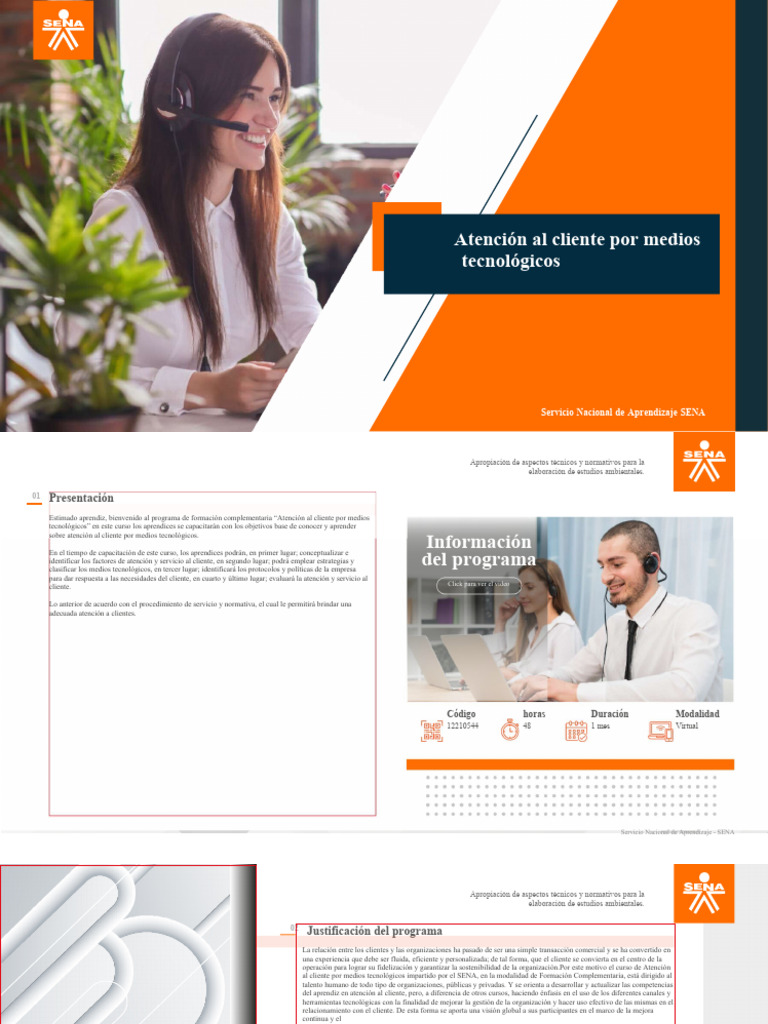 Informacion Del Programa | PDF | Aprendizaje | Servicio al Cliente