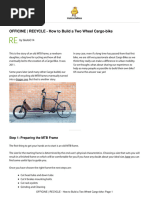 Mini Chopper Plans | PDF | Pipe (Fluid Conveyance) | Wheeled Vehicles