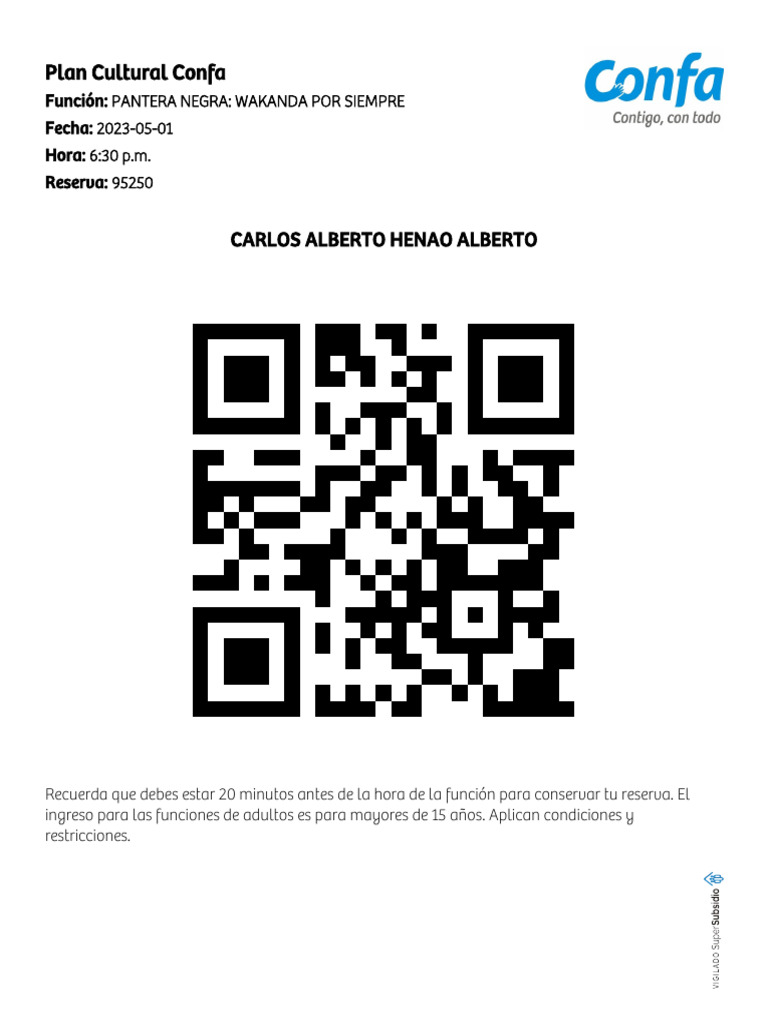 Plan_cultural_Confa-Reserva:95250(2023-05-01) | PDF Plan_cultural_Confa-Reserva:95250(2023-05-01) | PDF