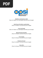 Proposal Opsi 2024 | PDF