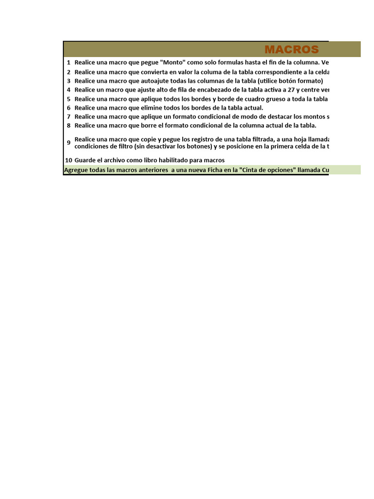 Macros | PDF | Cocina, comidas y vino | Ciencia y matemáticas