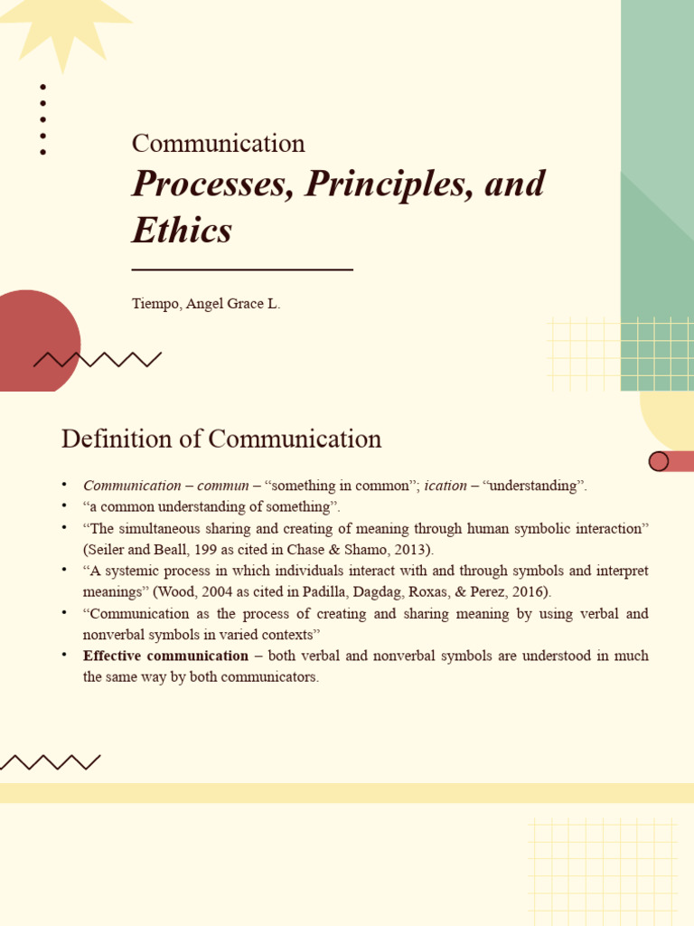 Chapter 1 - Purposive Communication | PDF | Communication | Interpersonal Communication