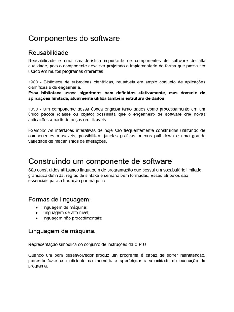 Resumo Final de Engenharia de Software | PDF | Desenvolvimento ágil de software | Programas