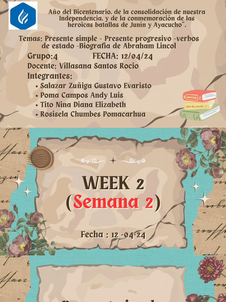 English Week 2 | PDF