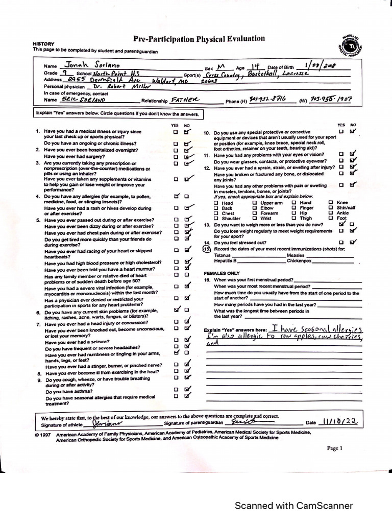 Jonah Physical 2 | PDF