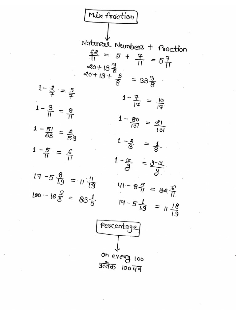 Percentage Notes | PDF