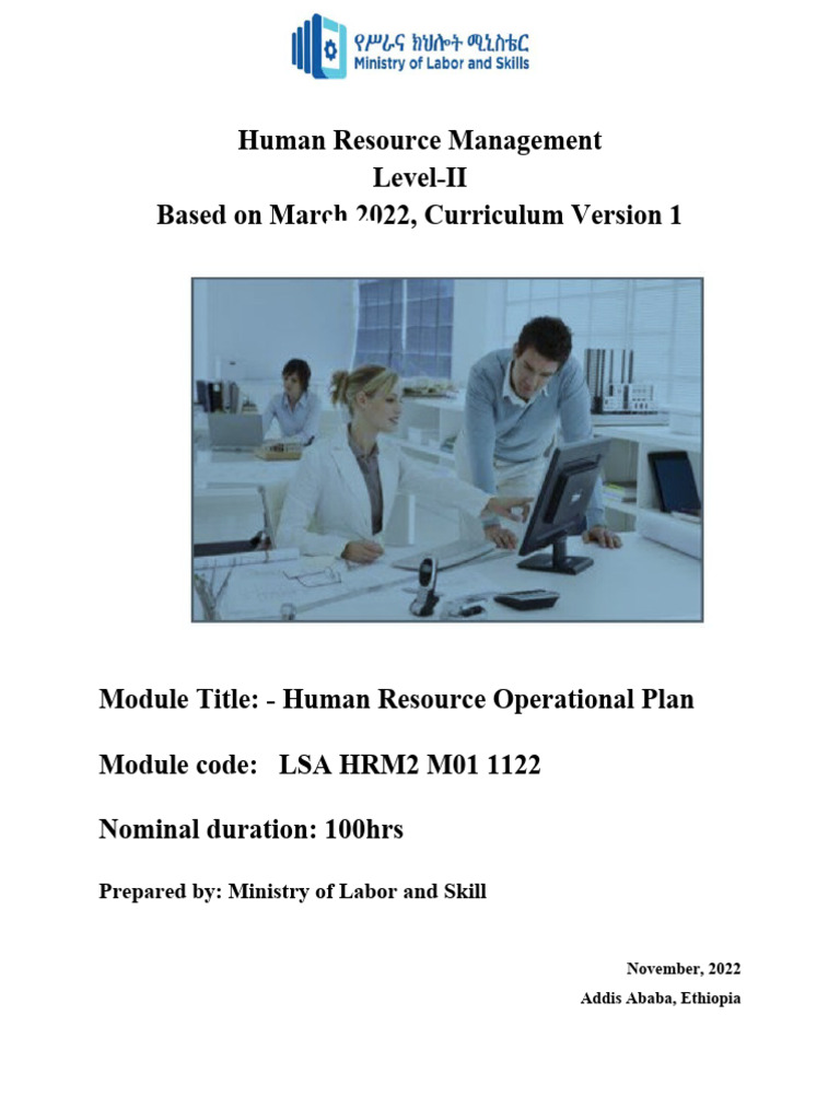 Mo1-Implement Human Resorces | PDF | Performance Indicator | Employment